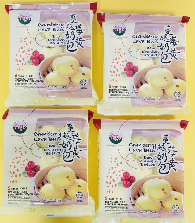 Bánh Bao Lava Nam Việt Quất 360g - Figo ( Cranberry Lava Bun ...