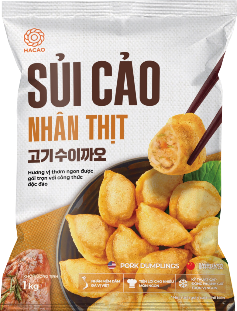 Sủi Cảo Nhân Thịt 500Gr - Hacao - ngochanfoods.com